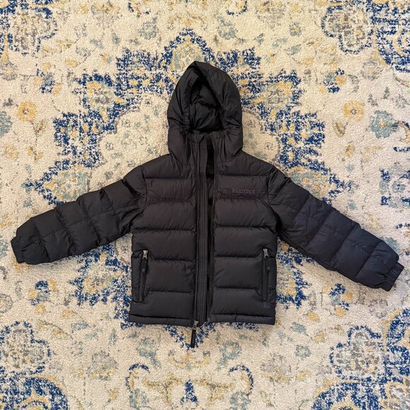 Marmot | Jackets & Coats | Marmot Kids Black Puffer Jacket Xs | Poshmark